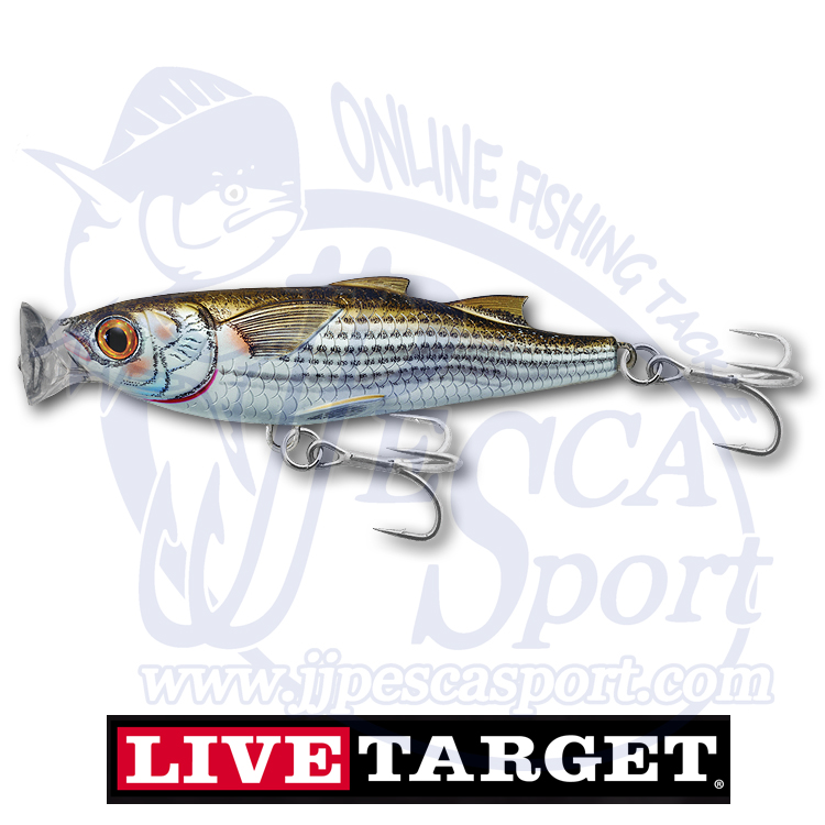 SEÑUELO LIVETARGET MULLET POPPER JJPESCASPORT - LIVETARGET MULLET ...